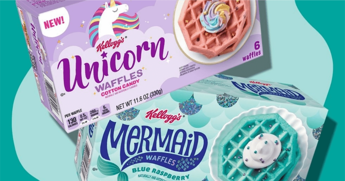 Kellogg’s Releases Unicorn and Mermaid Waffles That Taste Like Cotton ...