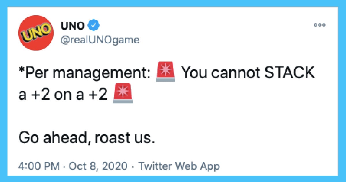 UNO Finally Confirms That You Cannot Stack +2 Cards