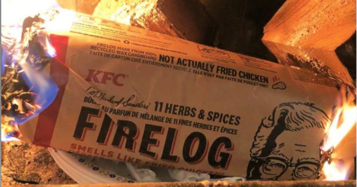 Walmart Is Selling Fire Logs That Smell Like Chicken From KFC