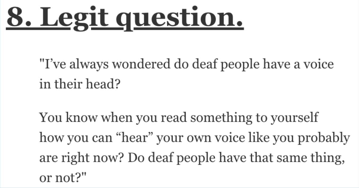 What's a Really Inappropriate Question You Would Like an Answer To ...