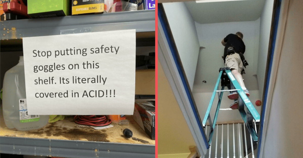 13 People Who Live Like They Don't Know What Safety Is