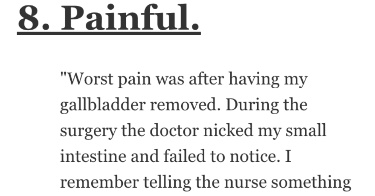 What’s the Worst Pain You’ve Experienced? 13 People Shared Their Stories.