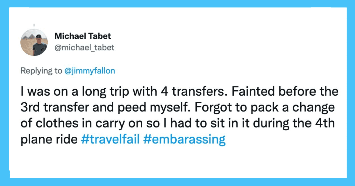 14 People Share Their Hilarious Travel Fails