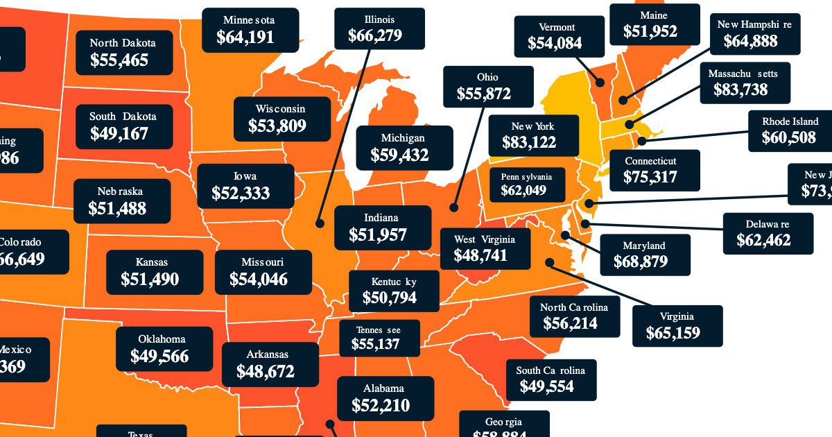 Need A Bigger Paycheck? Here Are 5 States Where You're Likely To Earn ...