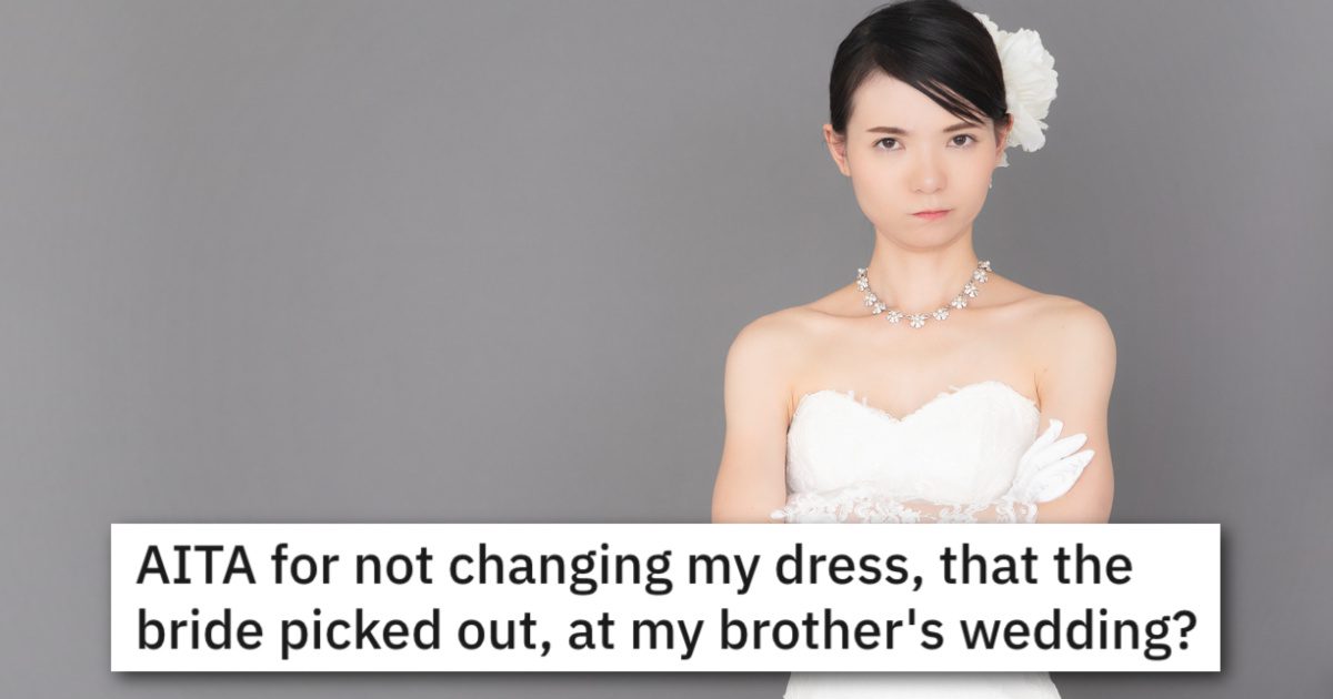 Should A Wedding Guest Have To Change Clothes At The Bride's Request?