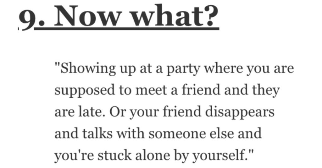If Youre An Introvert Whats The Worst Situation You Can Be In