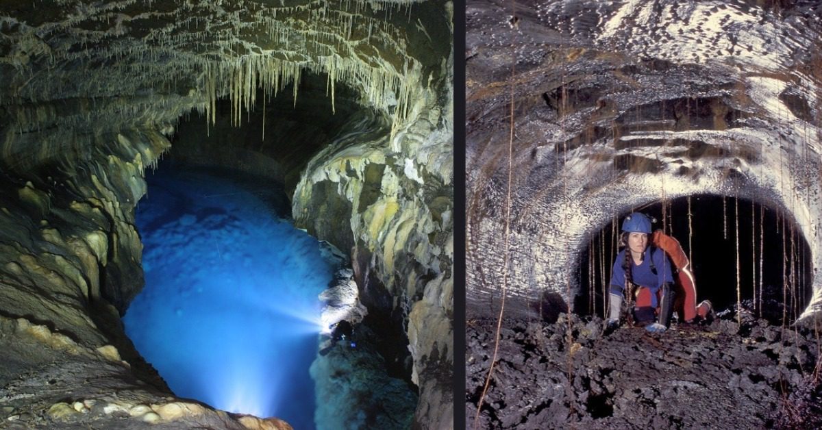 Learn About the Strange Lifeforms That Are Alive in Volcanic Lava Caves ...